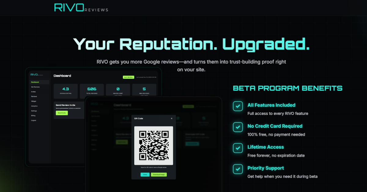 RIVO Reviews - Your Reputation. Elevated.